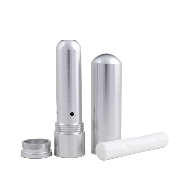 5ml New Type Full Aluminum Metal Aroma Inhaler With Wicks For Essential ...