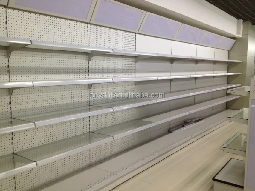 Single Side Perforated Metal Shelving Against Wall - Buy Perforated ...