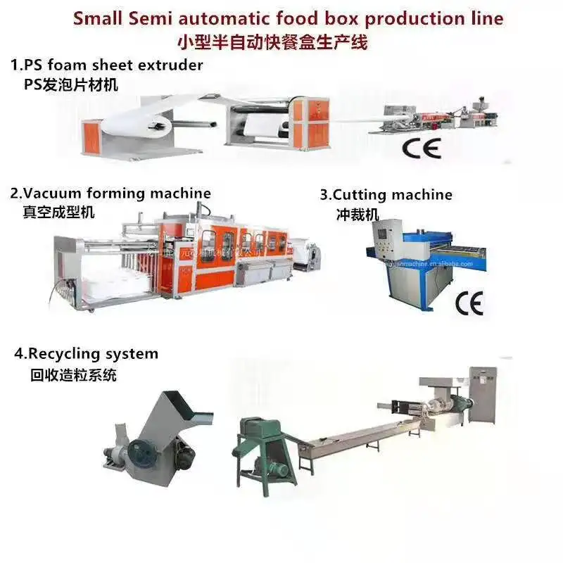 Foam Food Box Plate Making Machine /egg Tray Machine For Low Price ...
