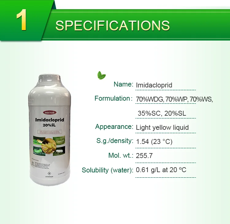 New Insecticide Technical Bayer Systemic Killer Price 98% Tech 20%sc 20 ...