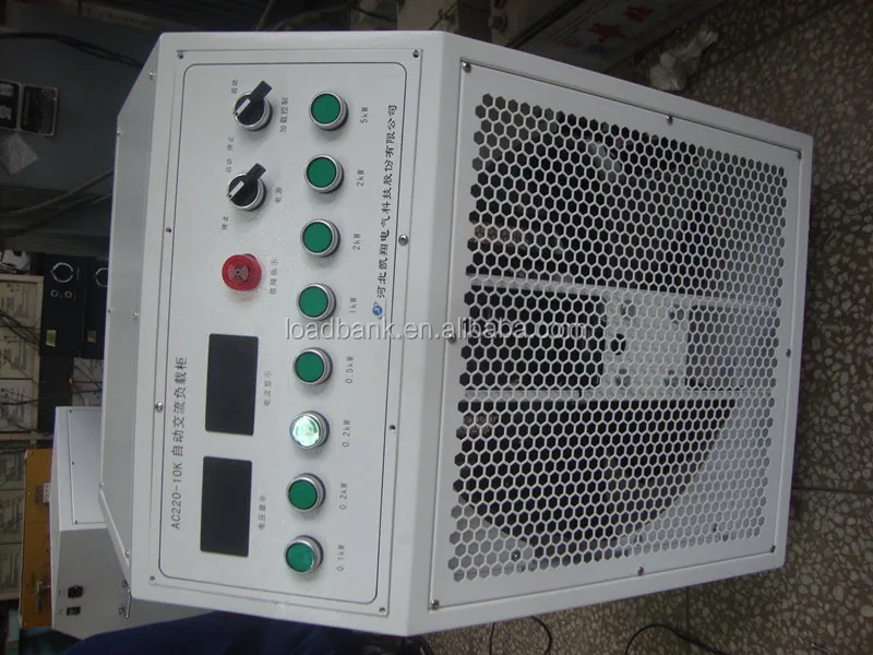 10kw Portable Adjustable Resistive Load Bank Auto Testing Machine ...