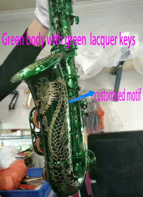 Lime Green Saxophone