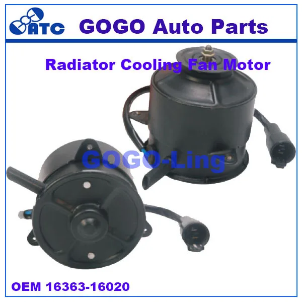GOGO Auto Radiator Fan Motor for Toyota Ota OEM 16363-16020