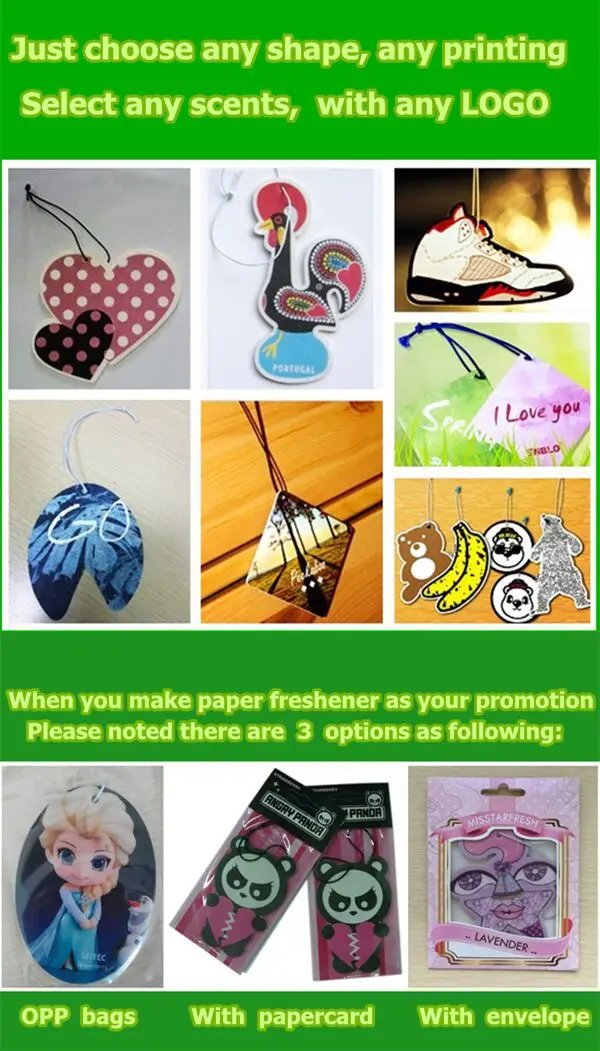 The Best Selling Paper Hanging Car Perfume Card air Perfume Card Paper ...