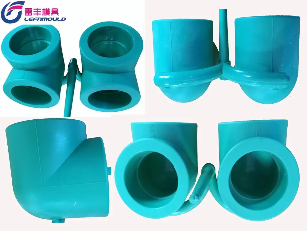 Pvc Plastic Injection Collapsible Core Pipe Fitting Mould - Buy ...