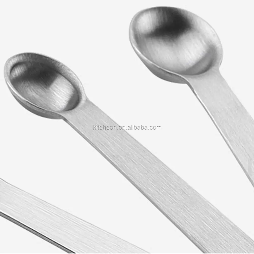 Set of 5 Mini Oval Shape Stainless Steel Measuring Spoons| Alibaba.com