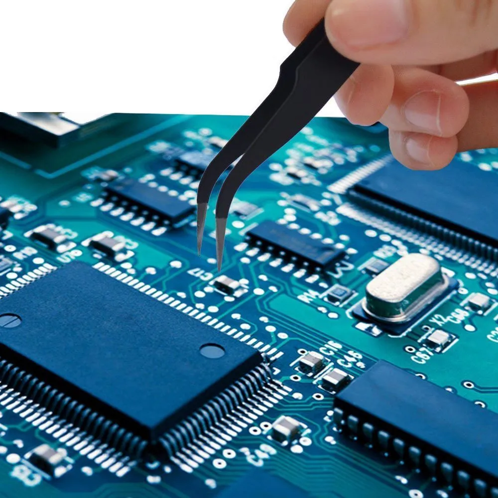 2pcs/set Feita Esd 14&15 Anti-static Tweezers Maintenance Tools For ...