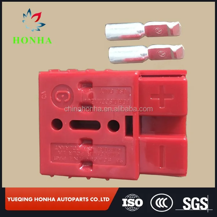 Red Smh Sy175a 600v 2 Pin Power Connector Battery Plug With #1/0 ...