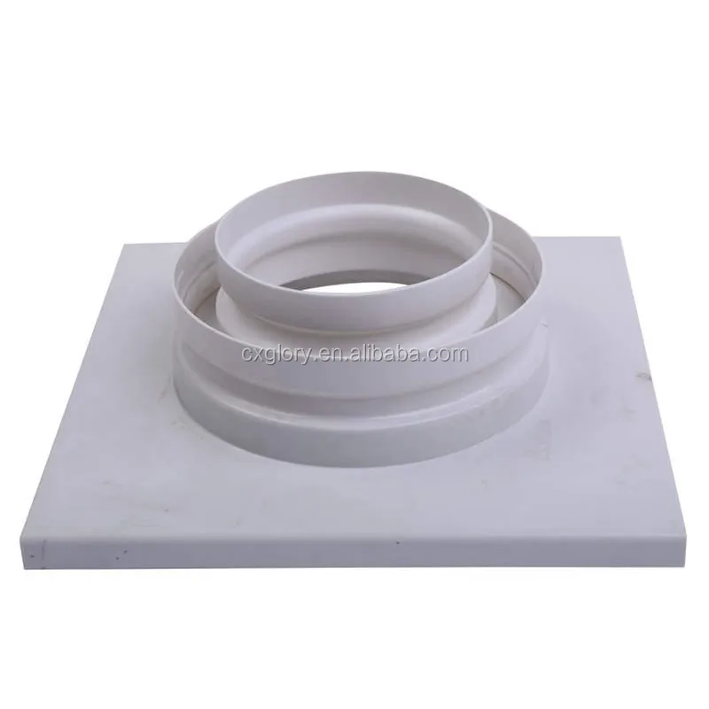 Hvac System Square To Round 300mm Square To 200mm Round Abs Neck Duct ...