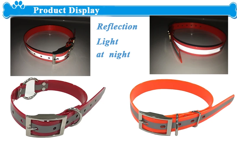 3M Reflective Strap Fluorescent TPU Dog Collars PVC Dog Leash - Buy 3M ...