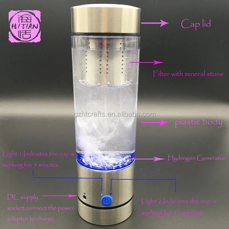 New Design Alkaline Water Plus Antioxidant Ceramic Ball Hydrogen Rich ...