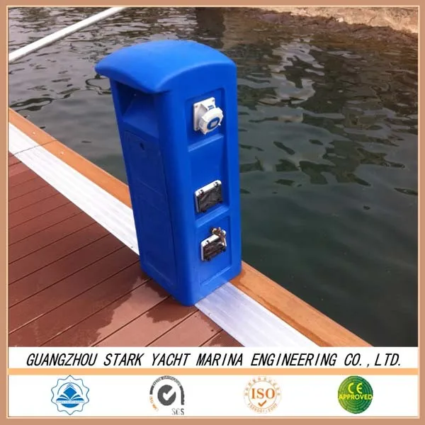 High Quality Marina Plastic Dock Power Pedestal Aluminum Or Steel ...