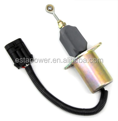 Engine Stop Solenoid Valve 3939018 12v 3939019 24v Sa-4889-12 3936026 ...