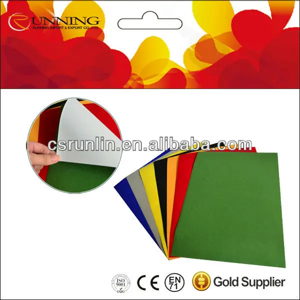 Soft Touch Decorative Color Flocking Paper - Perfect for Crafts