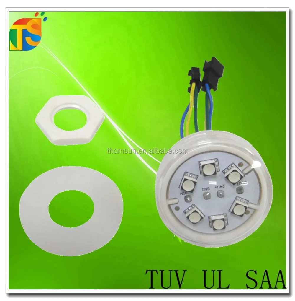 Ucs1903/sm16716 35mm Diameter Led Pixel Ball,6 Pcs Smd 5050 Rgb,Dc12v,1 ...