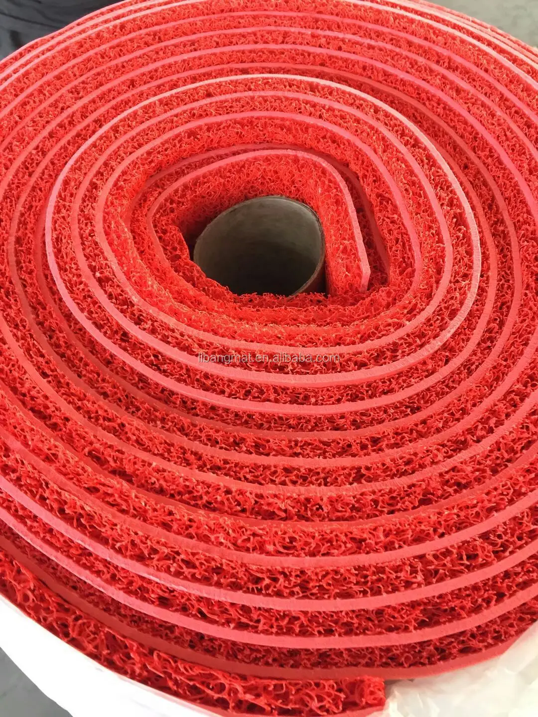 12mm Foam Backing Pvc Coil Spaghetti Mat / Plastic Floor Mat - Buy Pvc ...