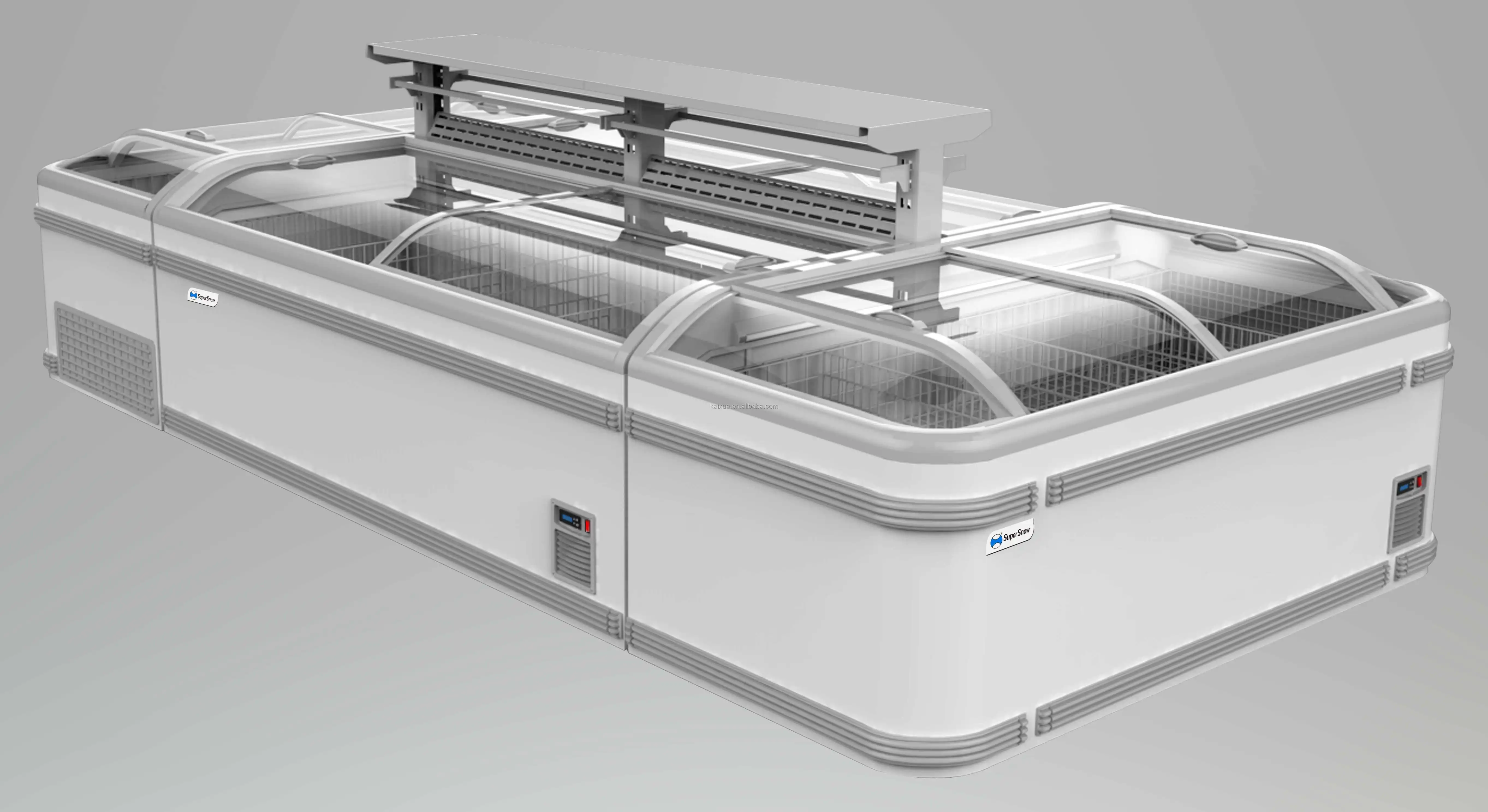 Supersnow Frozen Freezer Supermarket Island Freezer Display Freezer ...