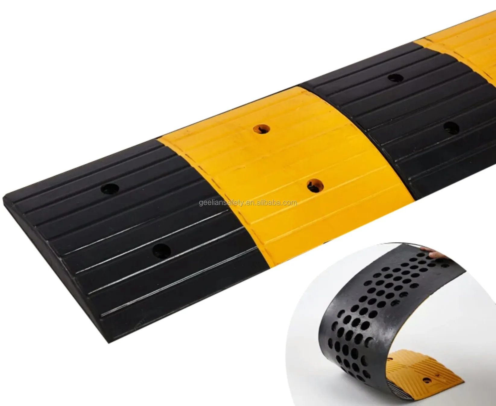 Miniature Speed Bumps Traffic Rubber Plates Road Buffers Bicycle Speed ...