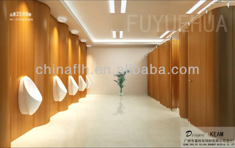 Curved Hpl Phenolic Compact Laminate Panel Washroom Toilet Cubicle ...