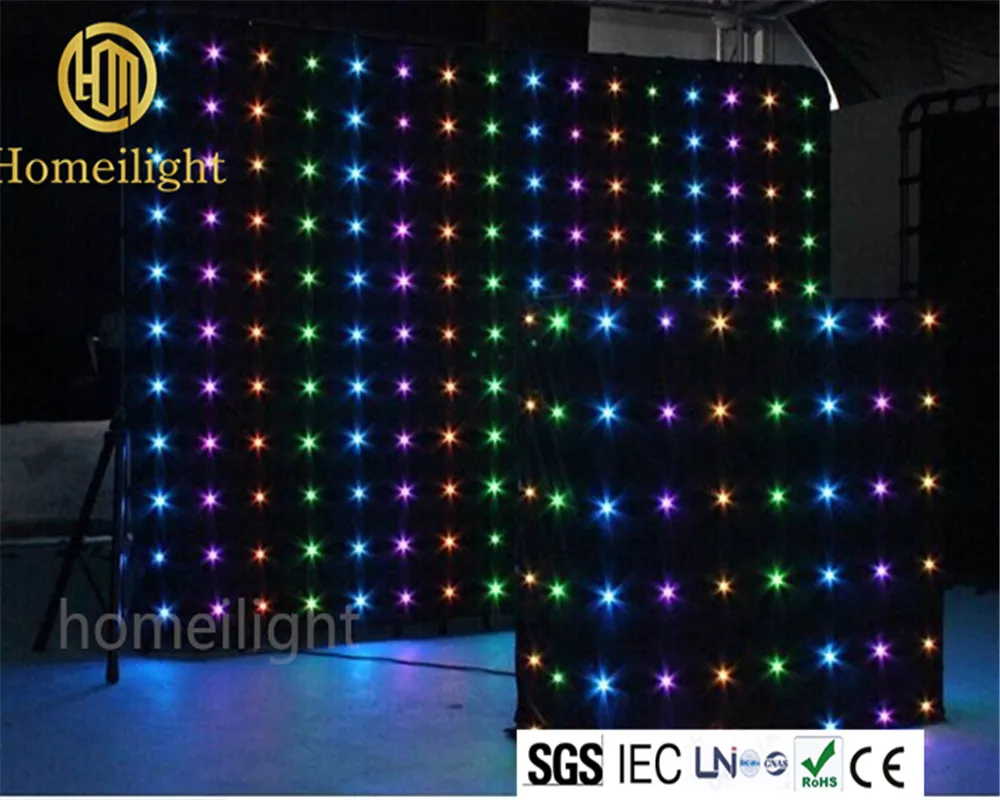 P20cm Led Video Curtain,Led Vision Curtain Rgb,Software Led Curtain For ...