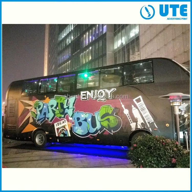 New Design Printed Funny 3d Bus Stickers Graphic - Buy Printed Funny 3d ...