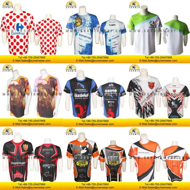 2014 Wholesale Custom Digital Full Body All Over Sublimation Print T ...