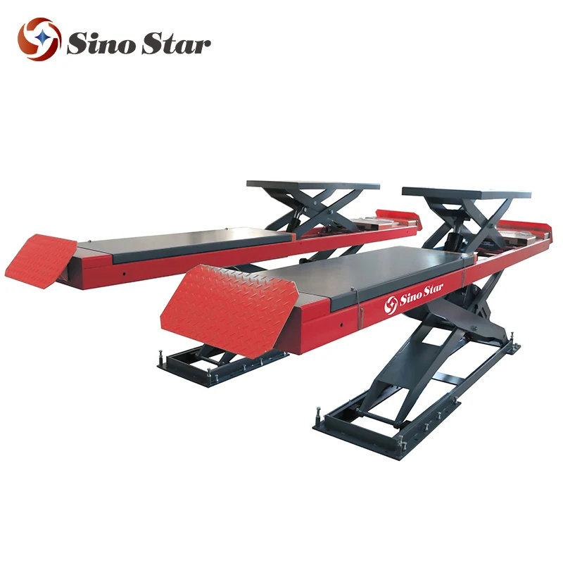 3.5 Ton In Ground Dual Platform Alignment Carlift Mobile Column Lift ...