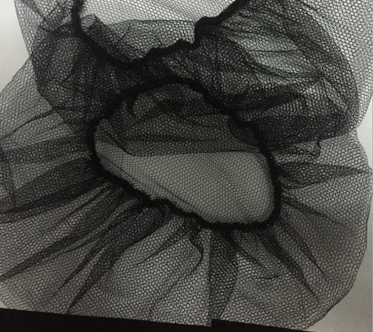 Food Industry Black Nylon Hair Nets Cap - Buy Nylon Hair Nets,Black ...