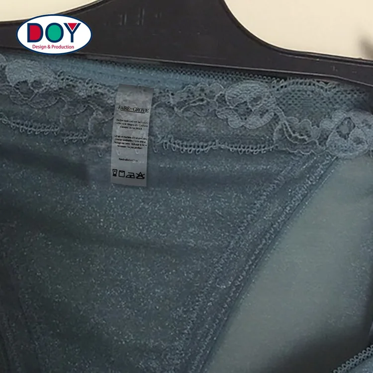 Transparent Soft Clothing Care Sticker Wholesale Custom Printing Clear ...