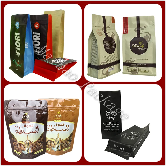 Oem Flexible packaging Kraft paper instant coffee packaging/coffee ...