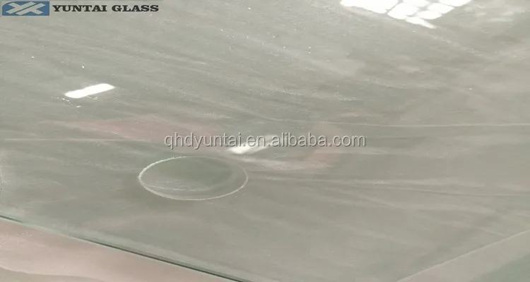 4x8 Sheet Tempered Clear Glass Panel Standard Sizes for Window