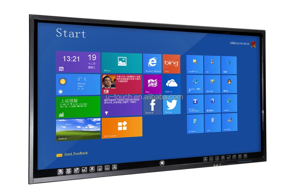 Haute Qualité 55 Pouces Tout En Un Pc/support Mural Écran Tactile Pc ...