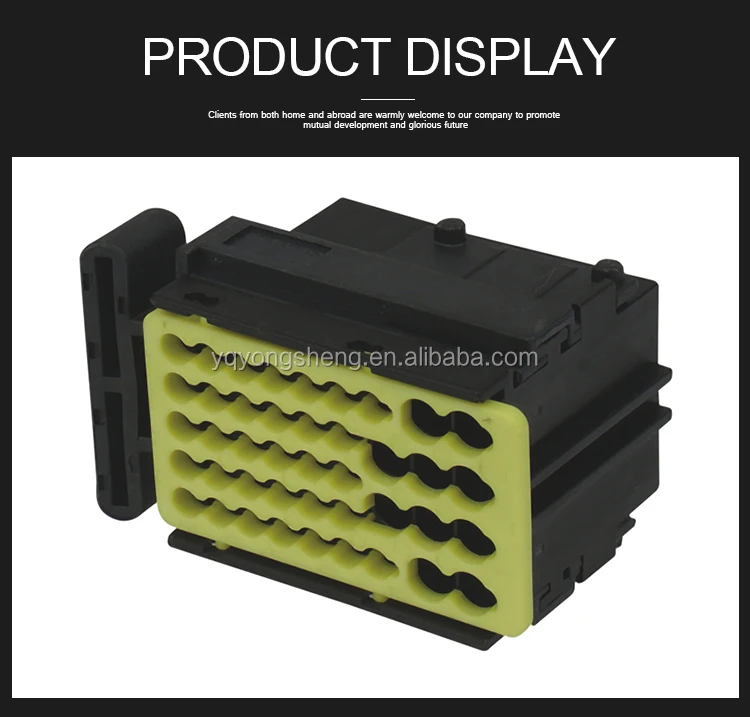 936421-2 Te/amp/tyco Pa66 Black Auto 42 Pin Waterproof Connector,Auto ...