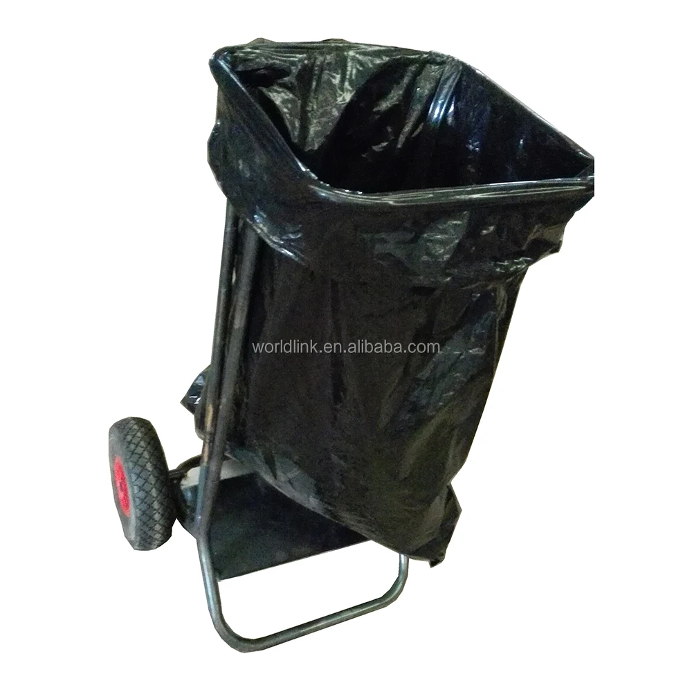 Outdoor Foldable Garbage Bag Trolley - Durable & Convenient