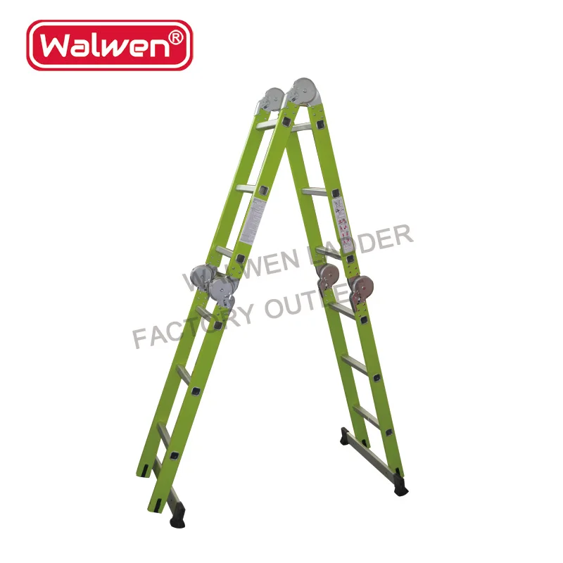 3*8 Steps Telescopic Escape Folding Ladders 6m Tree Stand Combination ...