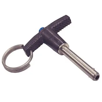 T Handle Spring Loaded Pull Ball Lock Pin - Buy Spring Loaded Pull Ball ...
