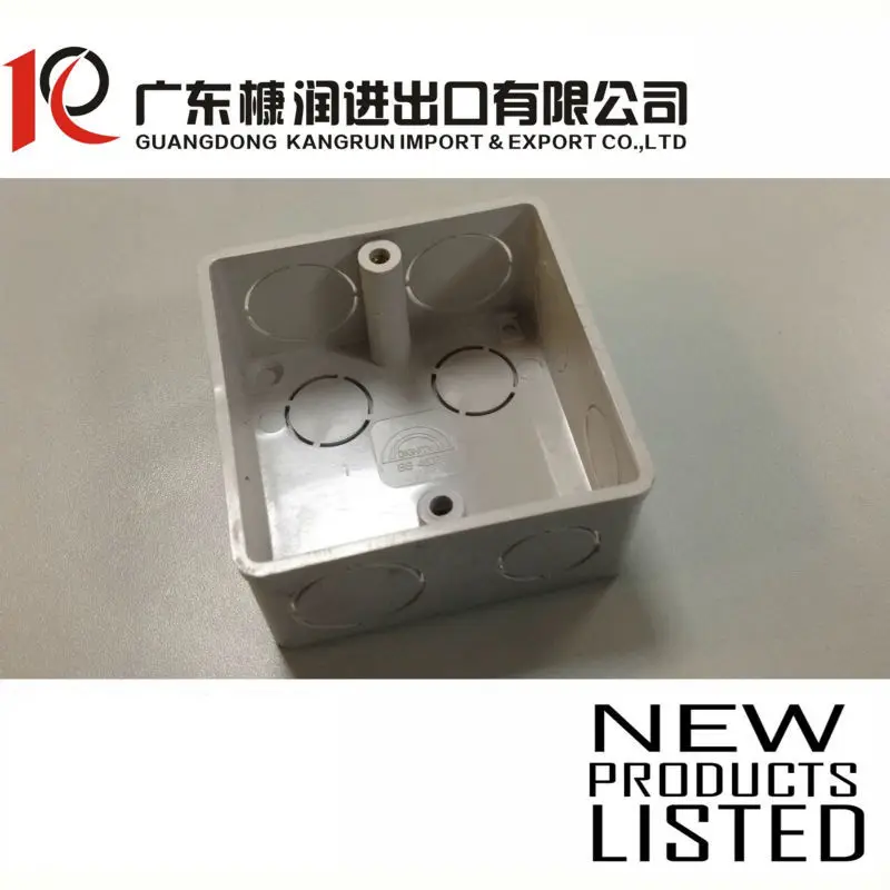 3x3 Electrical Pvc Junction Box 72x72x36mm T:2.5mm Plastic - Buy 3x3 ...