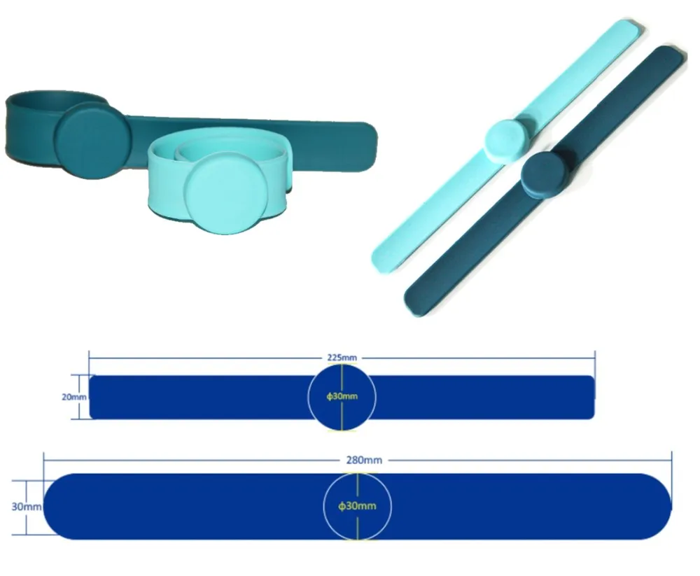 Customize Smart Slap RFID Wristbands with Flexible Stainless Steel ...