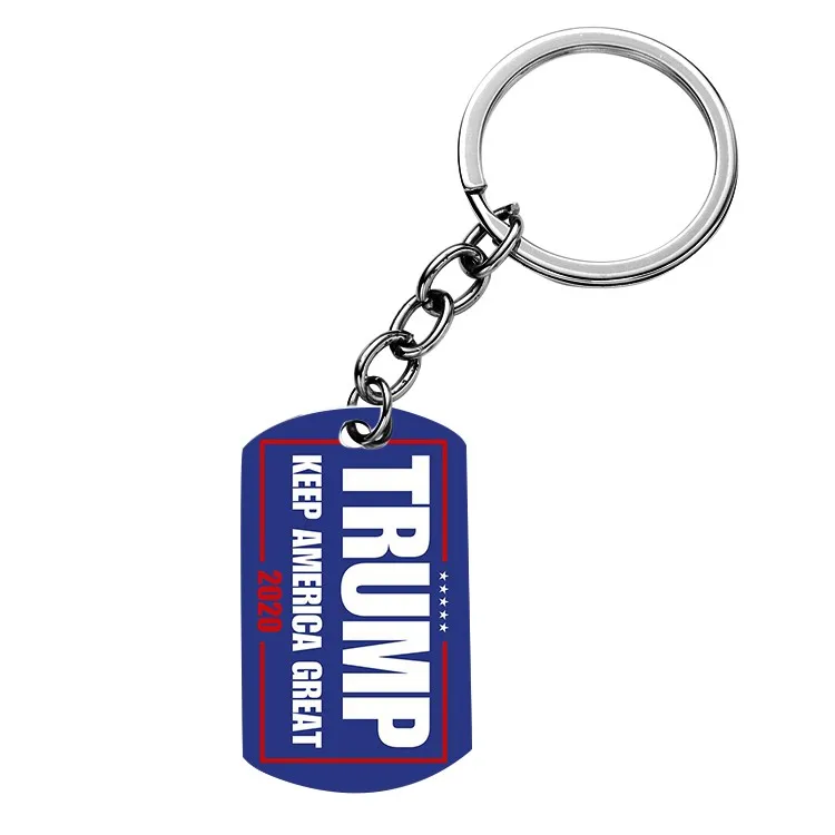 Custom Design Stainless Steel Donald Trump Keychain No Moq - Buy Trump ...