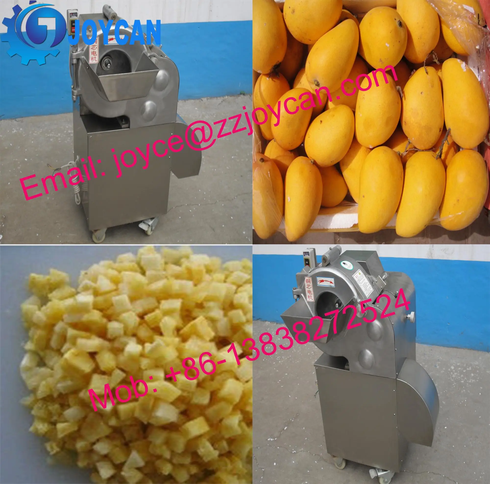 Vegetable And Fruit Cuber Machine For Mango Apple Pear Carrot - Buy ...