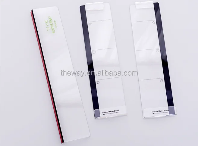 Message Boards Computer Screen Acrylic Memo Pad for Sticky Notes Right