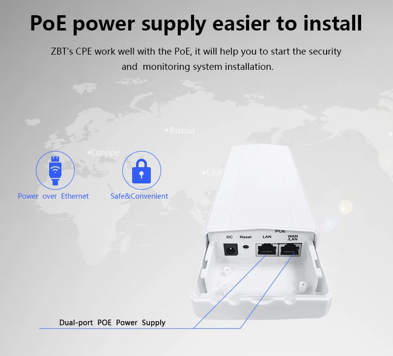 Cpe Router 802.11n/b/g 2.4ghz Long Range Outdoor Wifi Access Point ...
