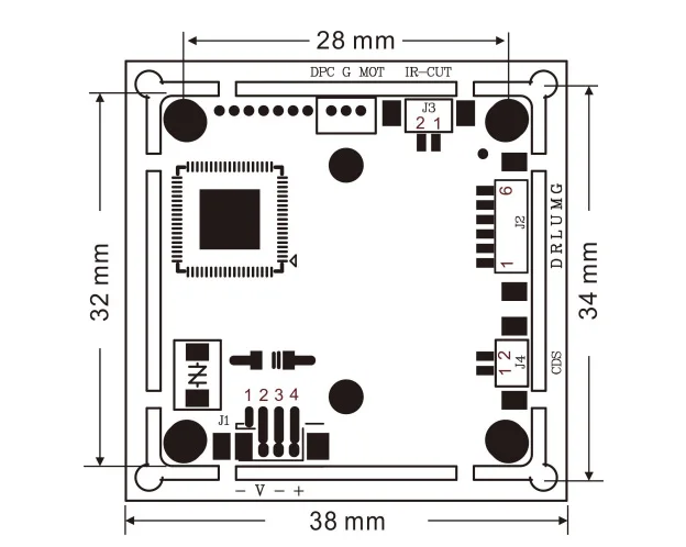 2megapixels Sony Imx307+ Nvp2441 Starlight Low Illumination 0.0001lux ...