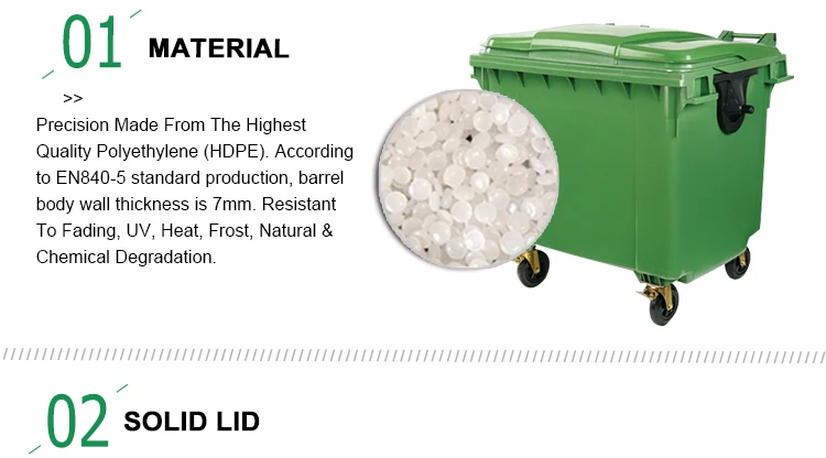 660 Liter Standard Public Waste Bin - Buy Public Waste Bin,660 Liter ...