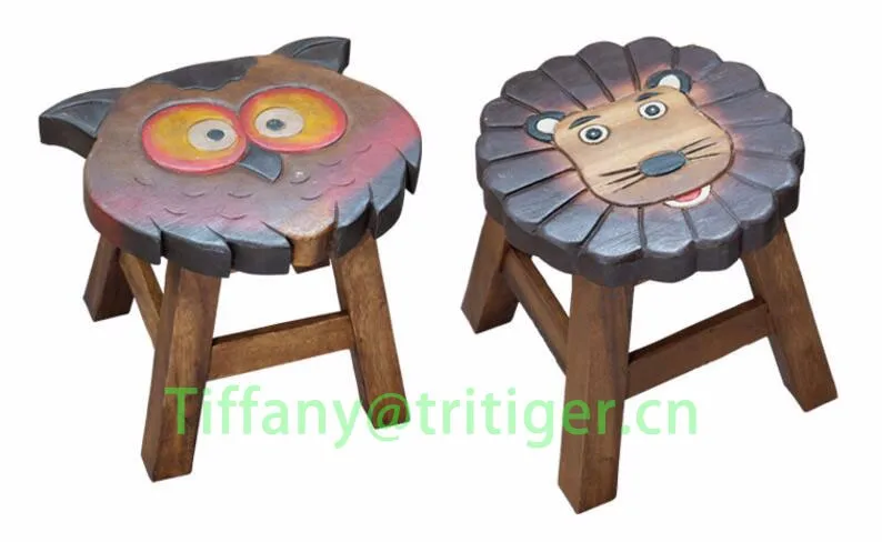 Mini Wooden Craft Stools - Eco-Friendly Storage Solutions