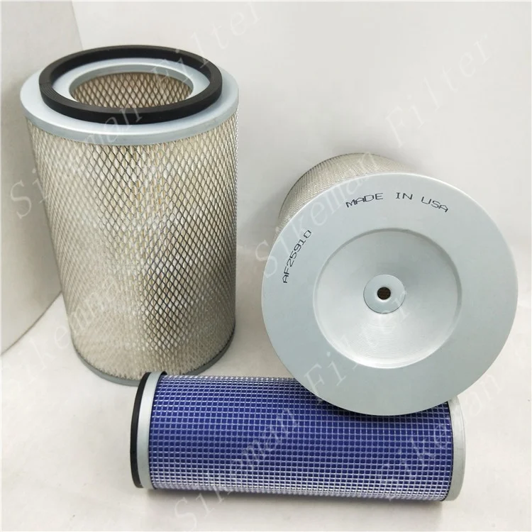 Excavator Engine Air Filter Element Af25910 Af29511 - Buy Air Filter ...