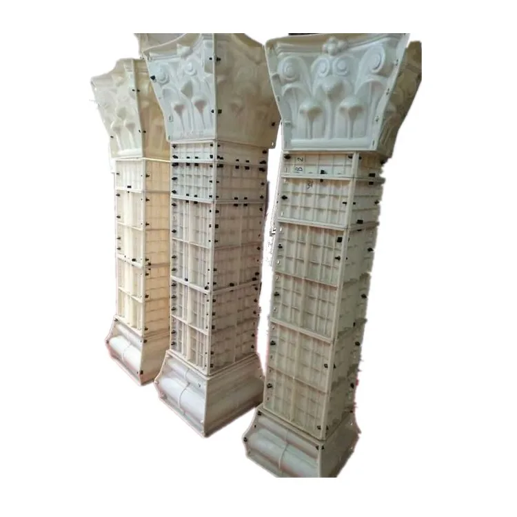 Precast Decorative Concrete Square Pillar Plastic Molds For Sale - Buy ...