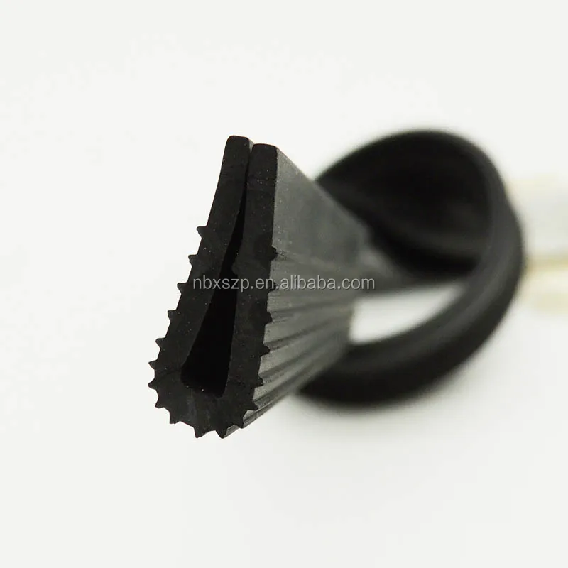 Glass and Sharp Metal Edge Trim Protection Rubber Seal