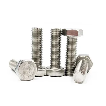 M30 M40 Stainless Steel Ss304 Full Thread Hex Head Bolt Din933 - Buy ...