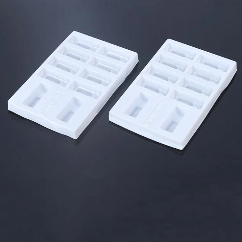 Customized Plastic Vaccine Tray Blister Medical Products Tray For Vial ...